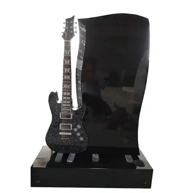 Granite guitar monuments headstones for graves Malaysia granite ...