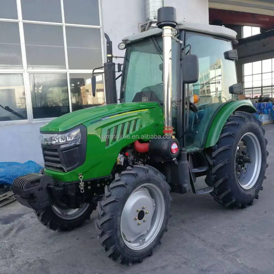 Factory 60hp 90hp 100hp 4x4 small tractors mini tractors with front end ...