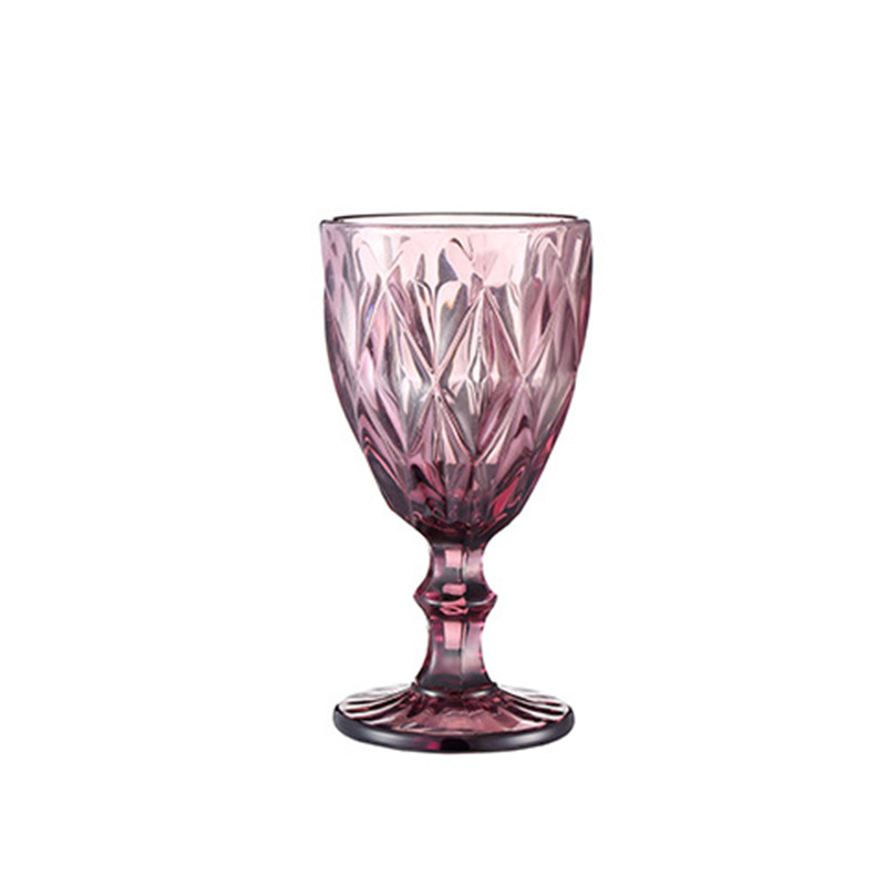 Houseware Colored Water Glasses , Premium Heavy Wine Drinking Goblet ...