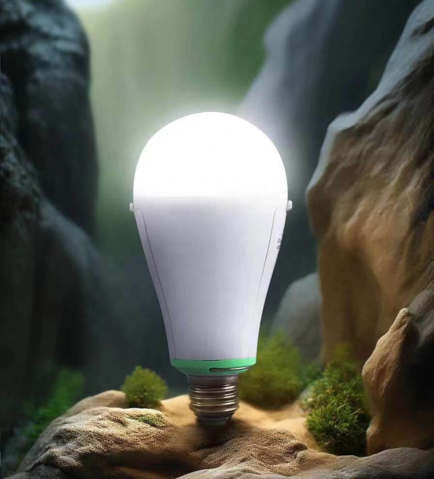 20W E27 Battery Operated Led Light Bulb Indoor Outdoor Rechargeable ...