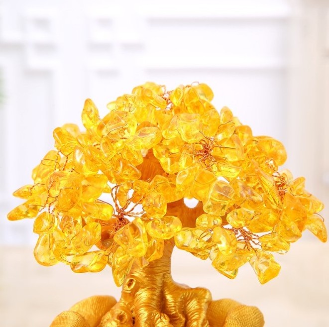 Fortune Tree Decoration Wine Cabinet Living Room Home Entrance Crafts ...