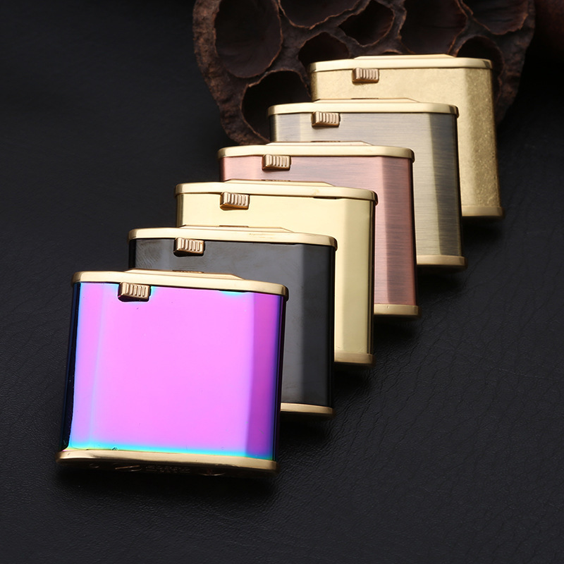 ZORRO Brass windproof Kerosene Gentleman lighter automatic open lid ...