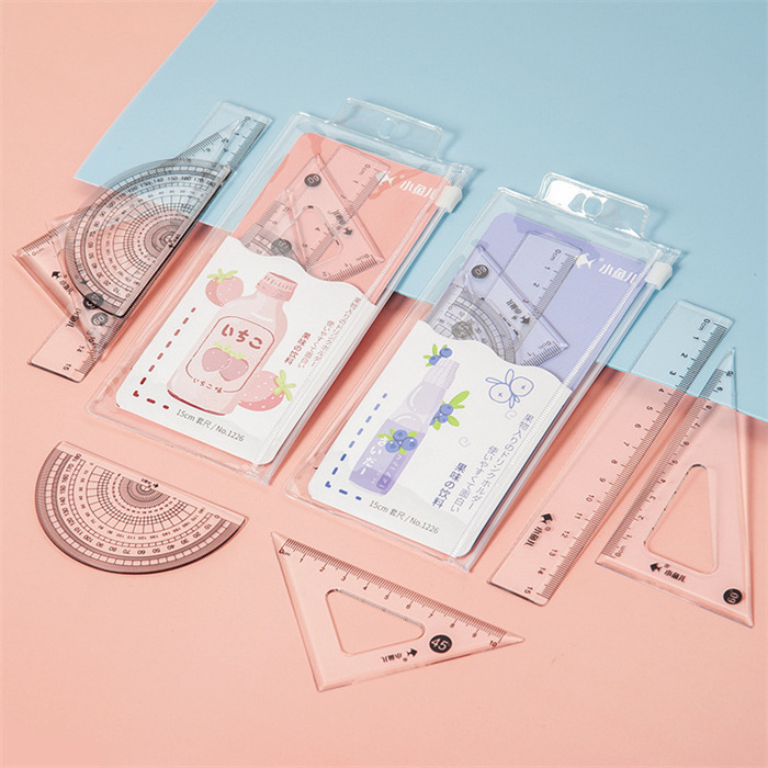 Gift Stationery supplies for school Transparent Cutting Custom Plastic ...