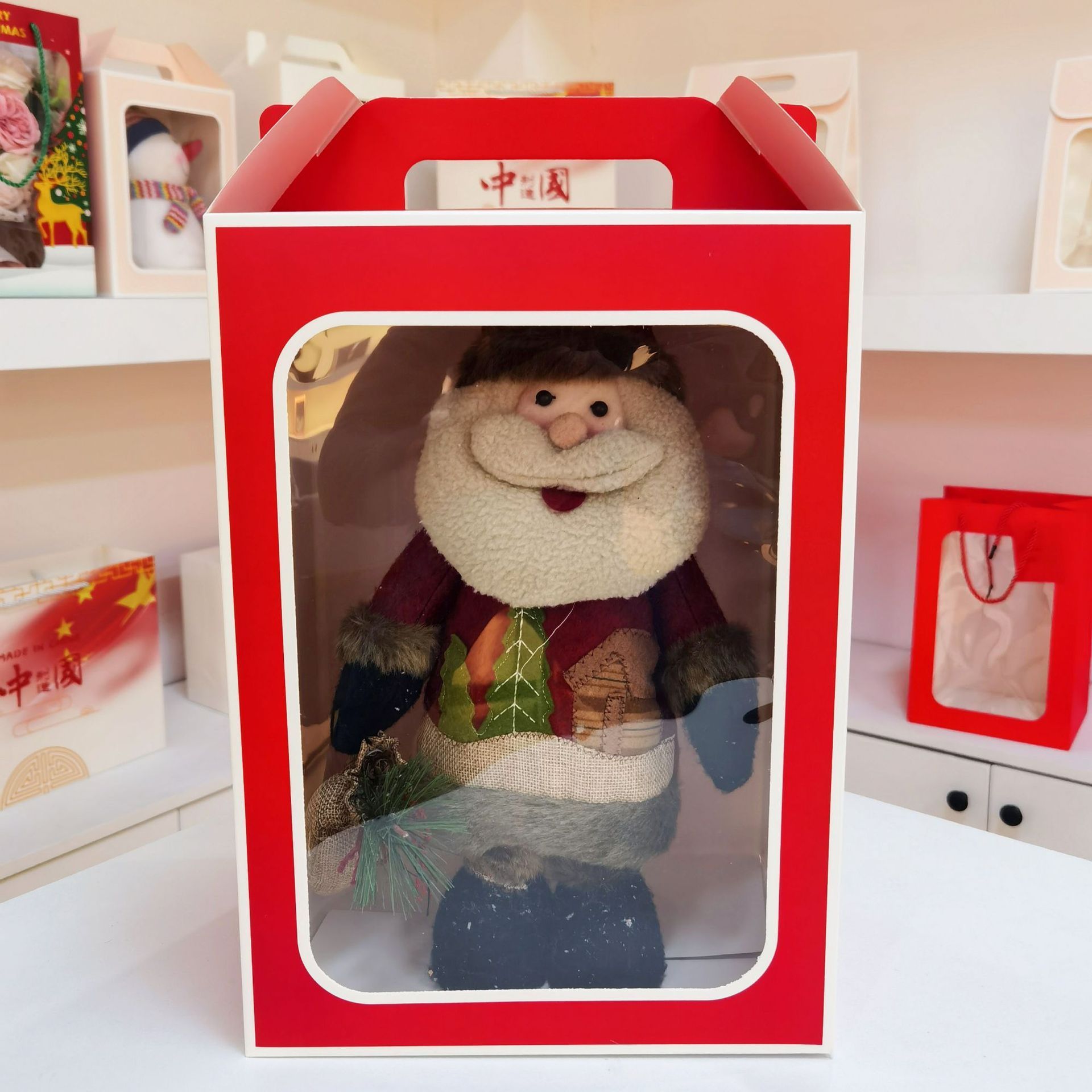 Eco Friendly Clear Window Gable Box Cardboard Kraft Paper Packaging ...