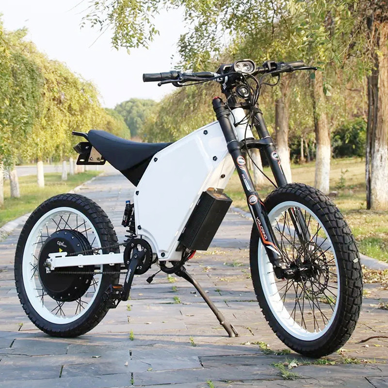 Electric Off Road Bike 72V 12000W Electric Motorcycle Full Suspension EBike Dirt Bicycle with ...