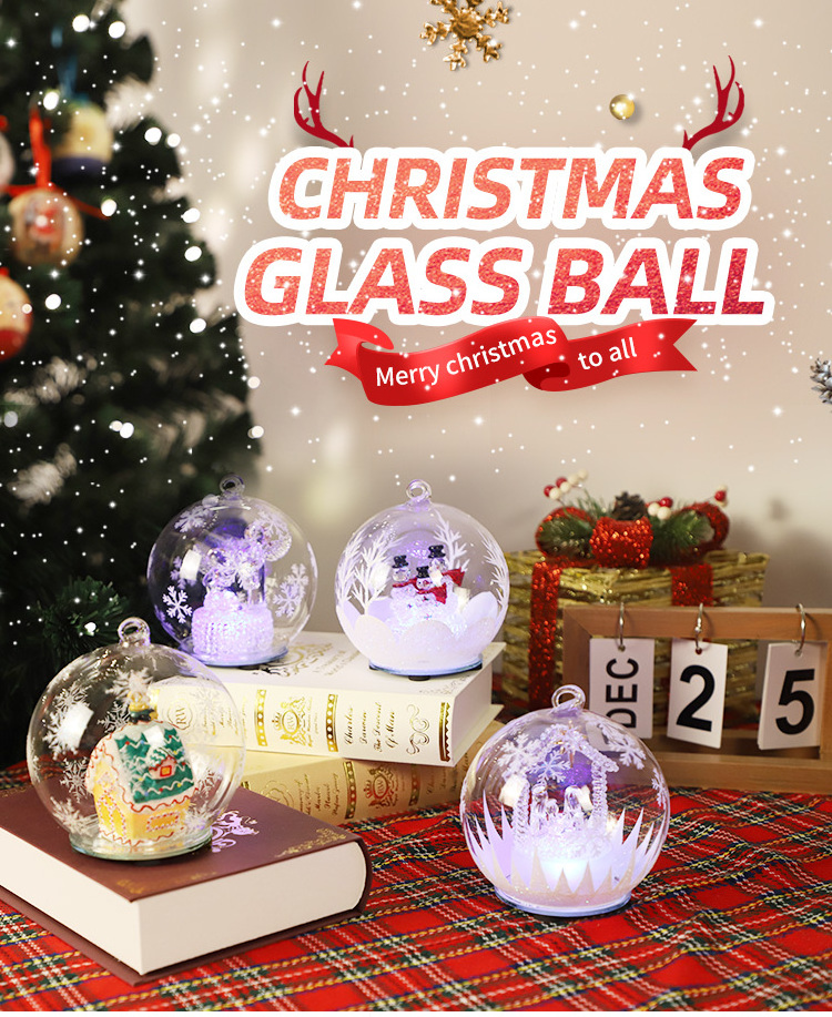 80 mm hot sale christmas lights christmas ornament blown glass ball small glass balls BestSuppliers