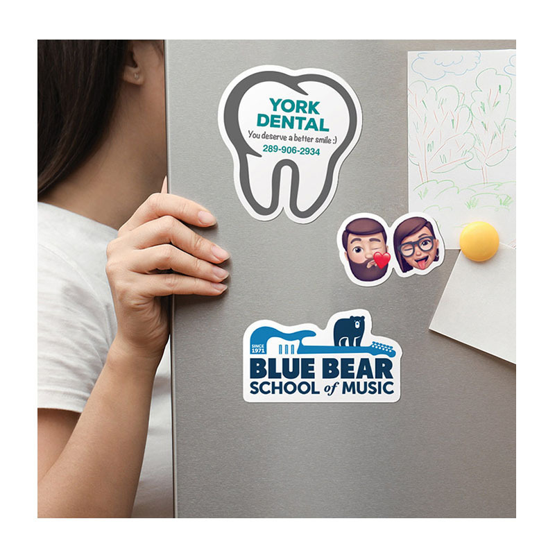 Custom Printing Magnet Car Decals Die Cut Vinyl Soft Magnetic ...