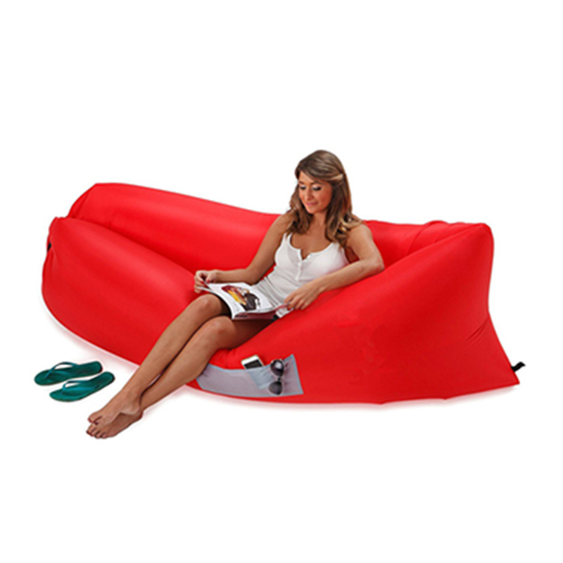 Trending hot sale fashion inflatable lounge air filled sofa lounger sleeping outdoor beach air bean bag chair BestSuppliers