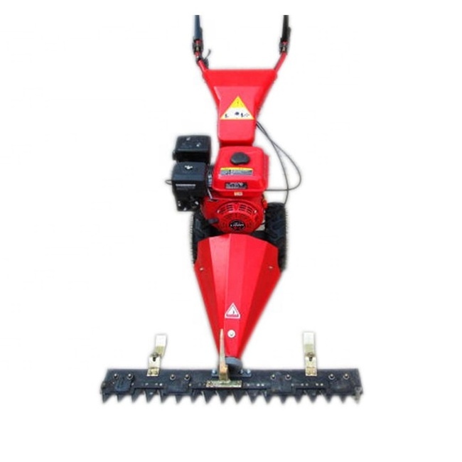 Portable walk behind mini small sickle bar mower tractor grass cutter ...