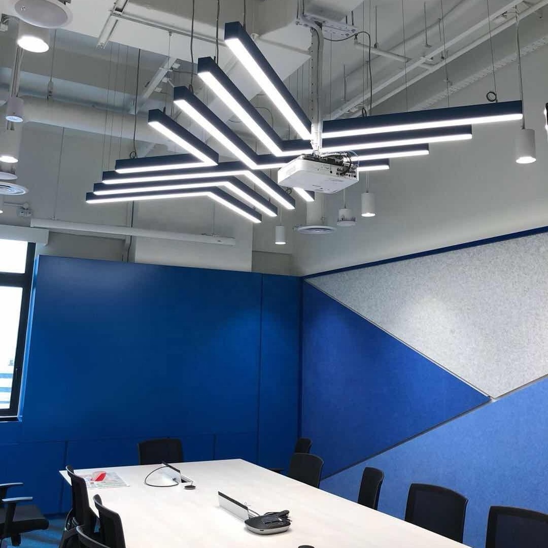 linear light profile linkable batten modern ceiling pendant dim led ...