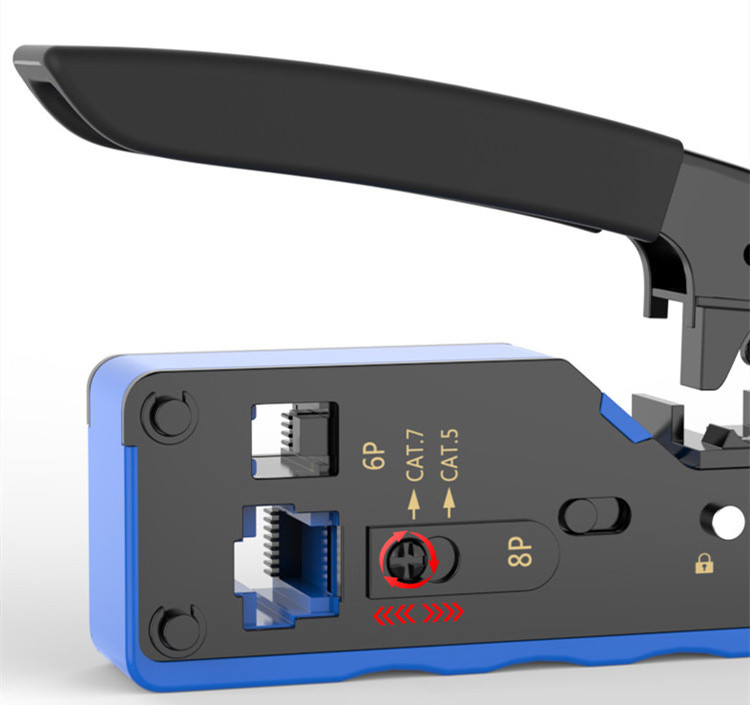 Competitive blue colour Multi function CAT5 CAT6 CAT7 Crystal head ...