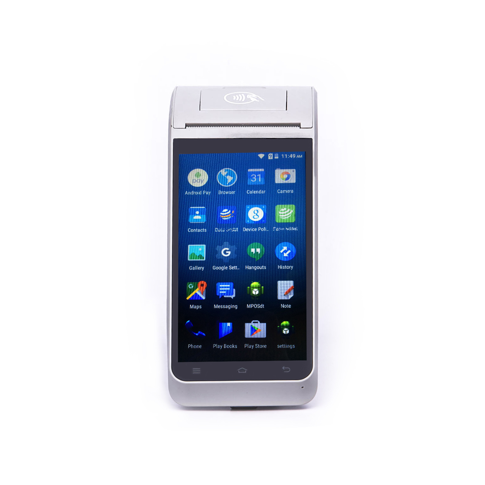 Parking Ticket Machine 4G Portable Handheld Printer Z91 Android 9.0 POS ...