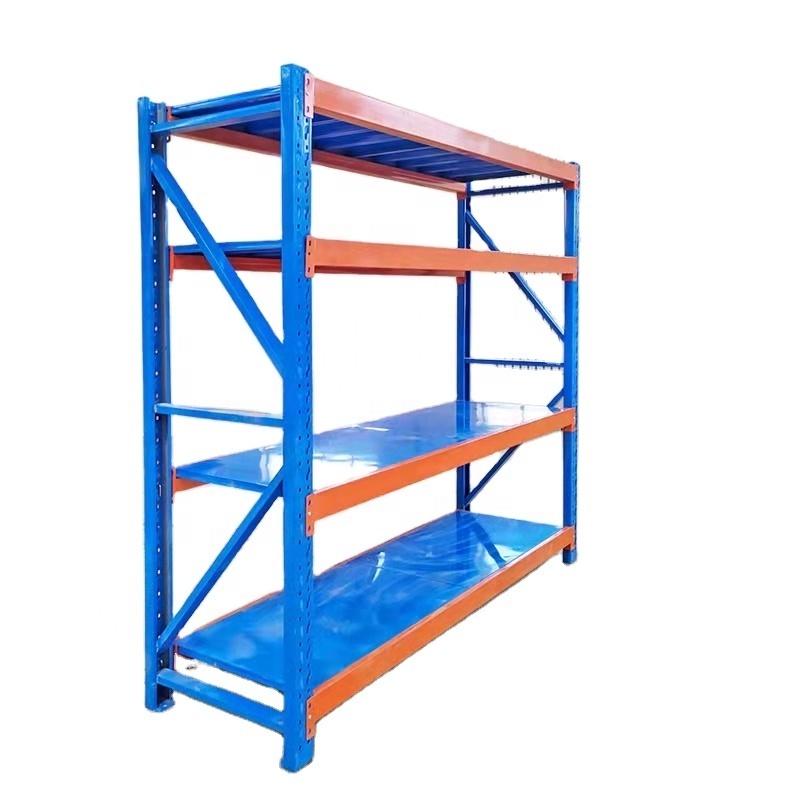 Bolted Stacking Racks Steel Powder Coating Warehouse Shelf Adjustable ...