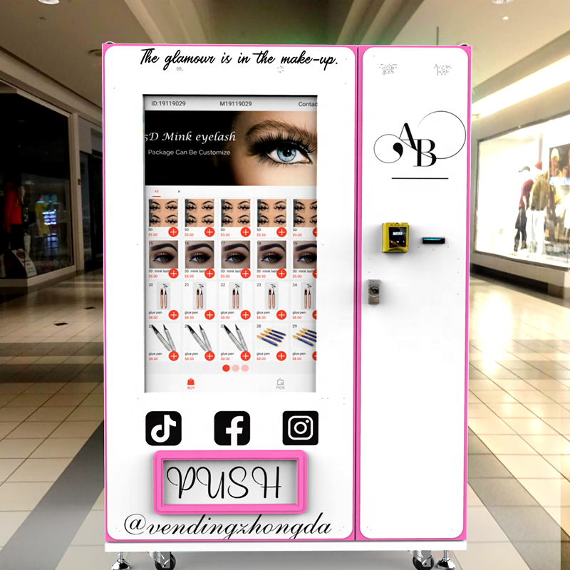 Zhongda intelligent high quality press on nail vending machine with ...