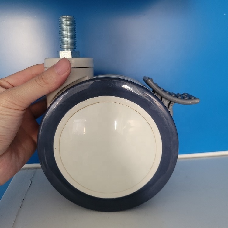 125mm Double Castor Wheel for Baby Stroller 5 inch Twin Wheel Medical ...