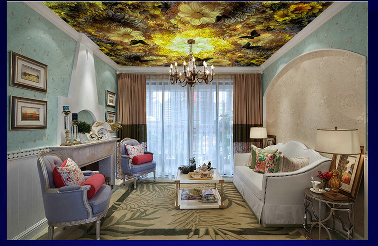 ZHIHAI low-cost ceiling decors pvc membrane sheet acrylic false ceiling ...