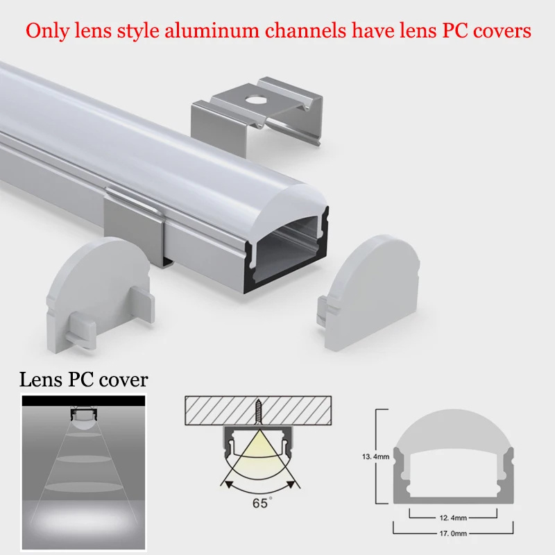 Custom Led Strip Light Aluminium Profile 17*7mm Recessed led Profile ...