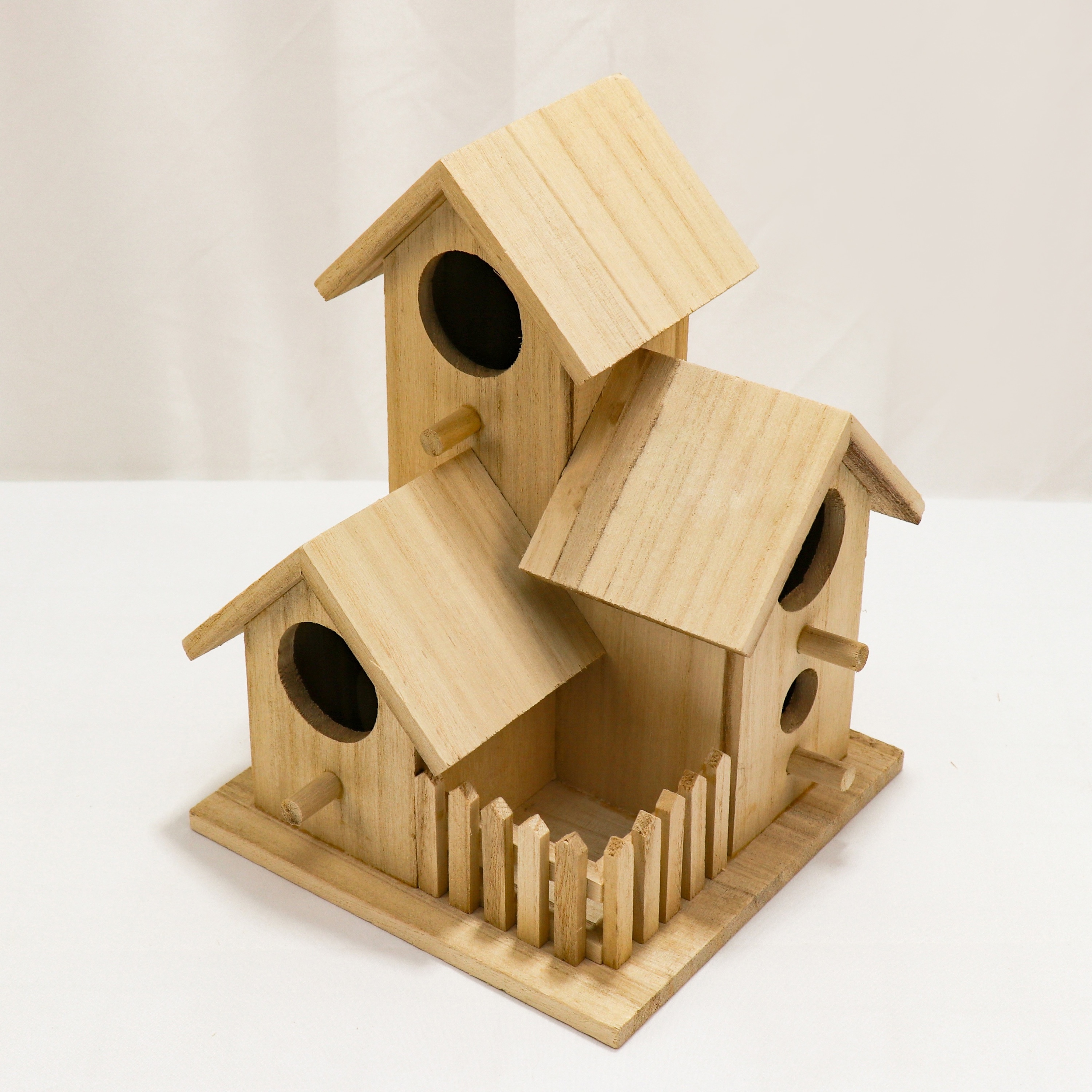 FSC&BSCI Outdoor Bird Table Unfinished Small Wooden Hanging Bird Wood ...
