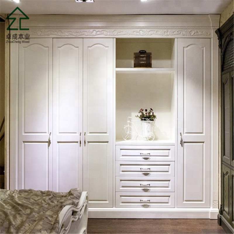 wardrobe with tv cabinet wood almirah designs in bedroom BestSuppliers