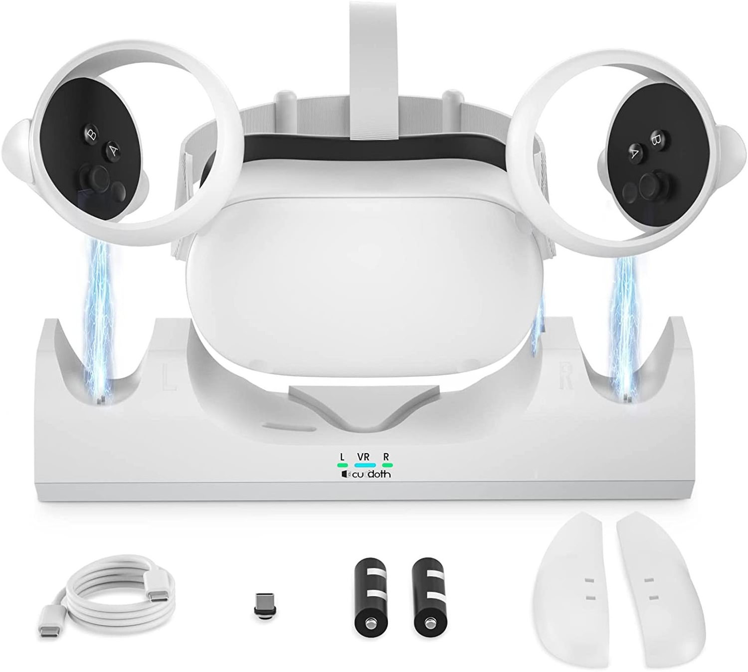 VR Multifunction Accessories Charging Station Dock Charger Storage ...