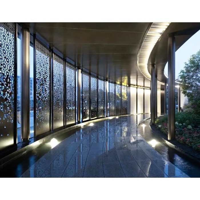 modern metal aluminum partition decorative laser cut screen panel ...
