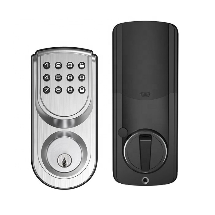 Deadbolt smart door lock Front Door Znic Alloy Deadbolt Keyless Digital ...
