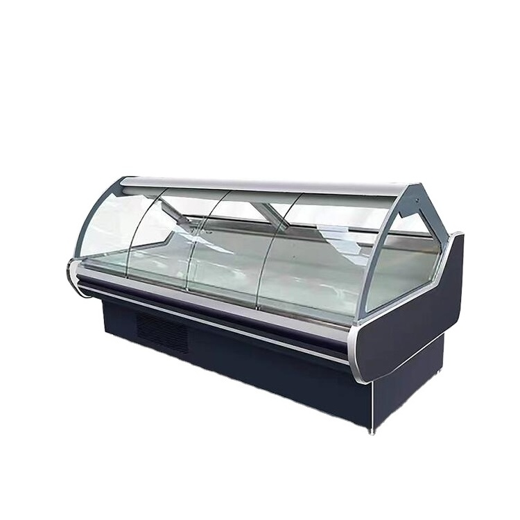 Butchery Fridges Showcase Open Meat Display Chiller Deli Refrigerator ...