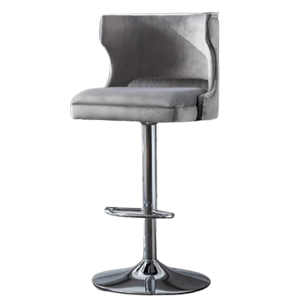 Luxury Swivel Bar Stool Leather Adjustable 360 Degree Bar Stools ...