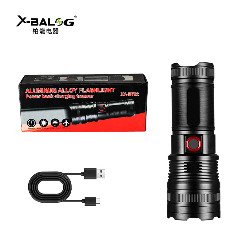 Tactical flashlight 2000 lumens high power water proof led flashlight ...