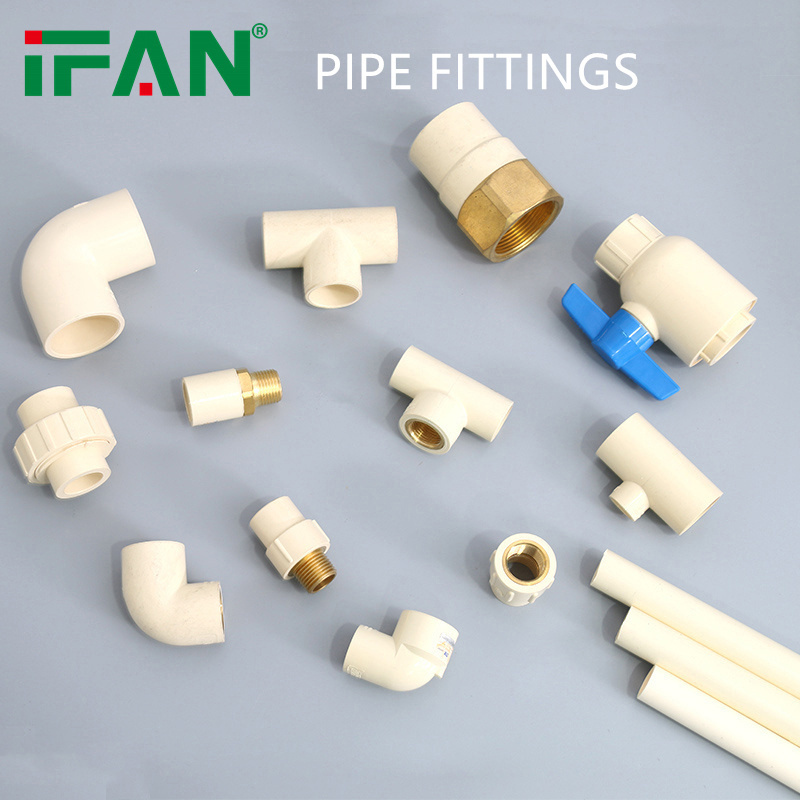 IFAN Factory Price PVC Pipes And Fittings White Color CPVC Fittings For ...