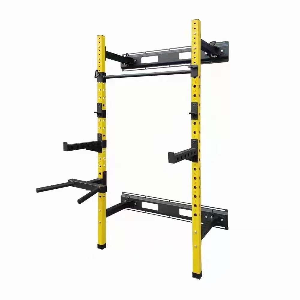 ZJ Home gym Wall mounted foldable pull up bar strength training smith ...