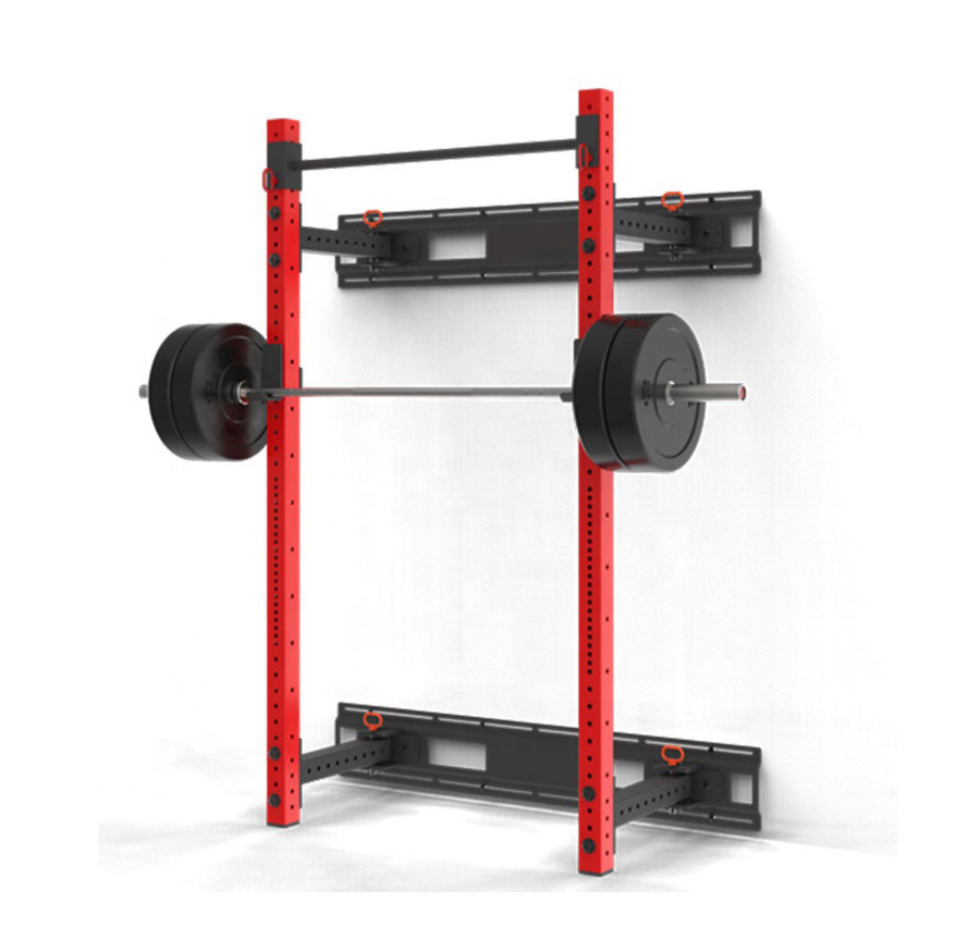 ZJ Home gym Wall mounted foldable pull up bar strength training smith ...