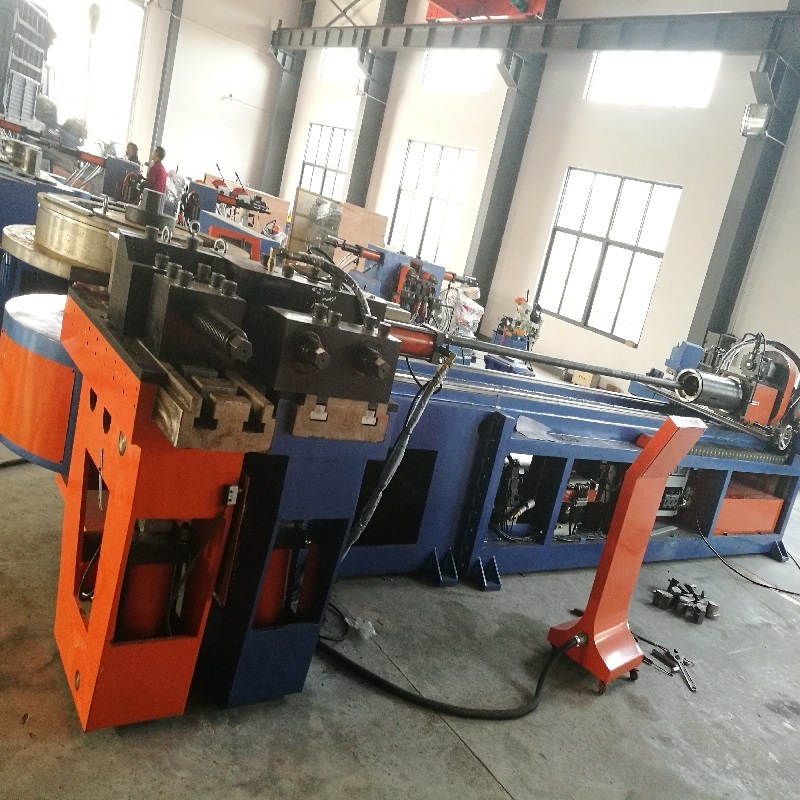 Telhoo CNC NC auto electric hydraulic mandrel bender round square steel ...
