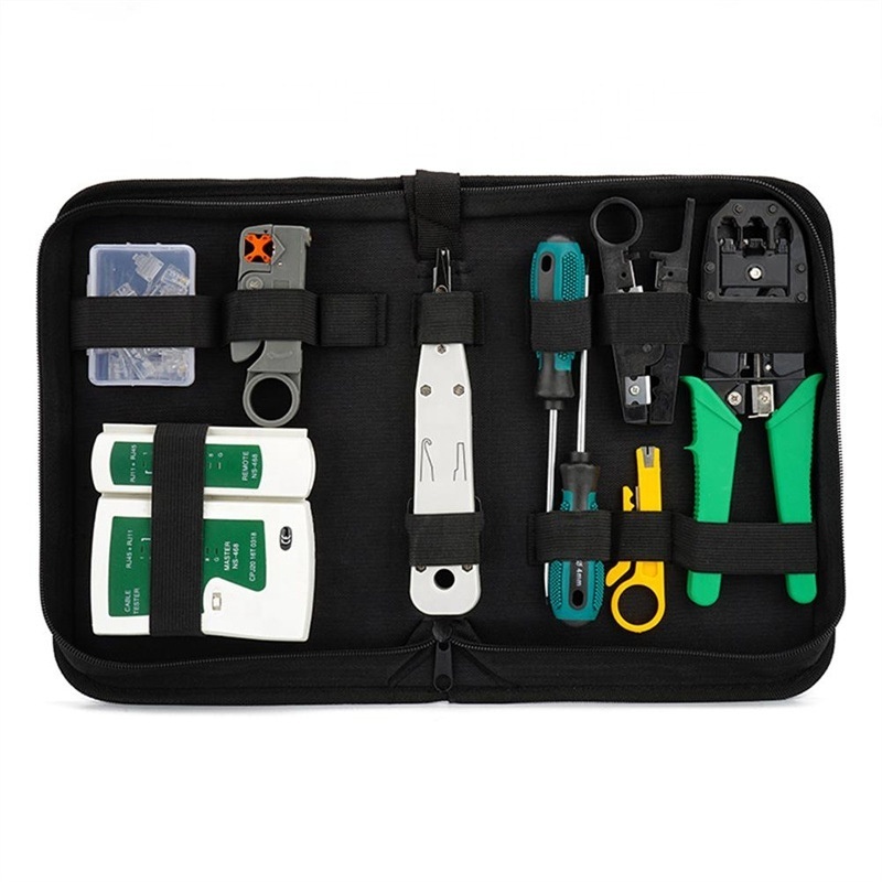 Network Cable Repair Maintenance Tool Kit 11 in 1 Portable Ethernet ...