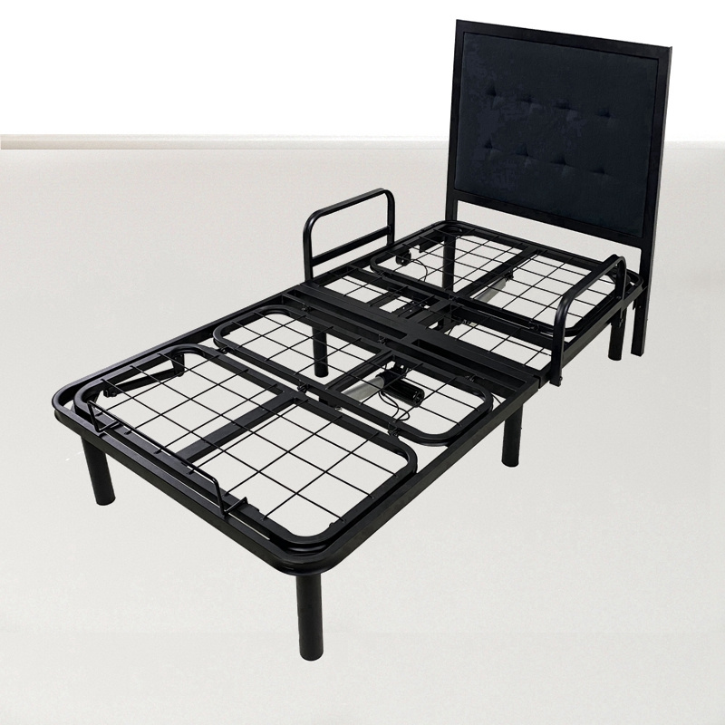 Home Furniture electric adjustable Metal Bed Frame folding guest/single ...