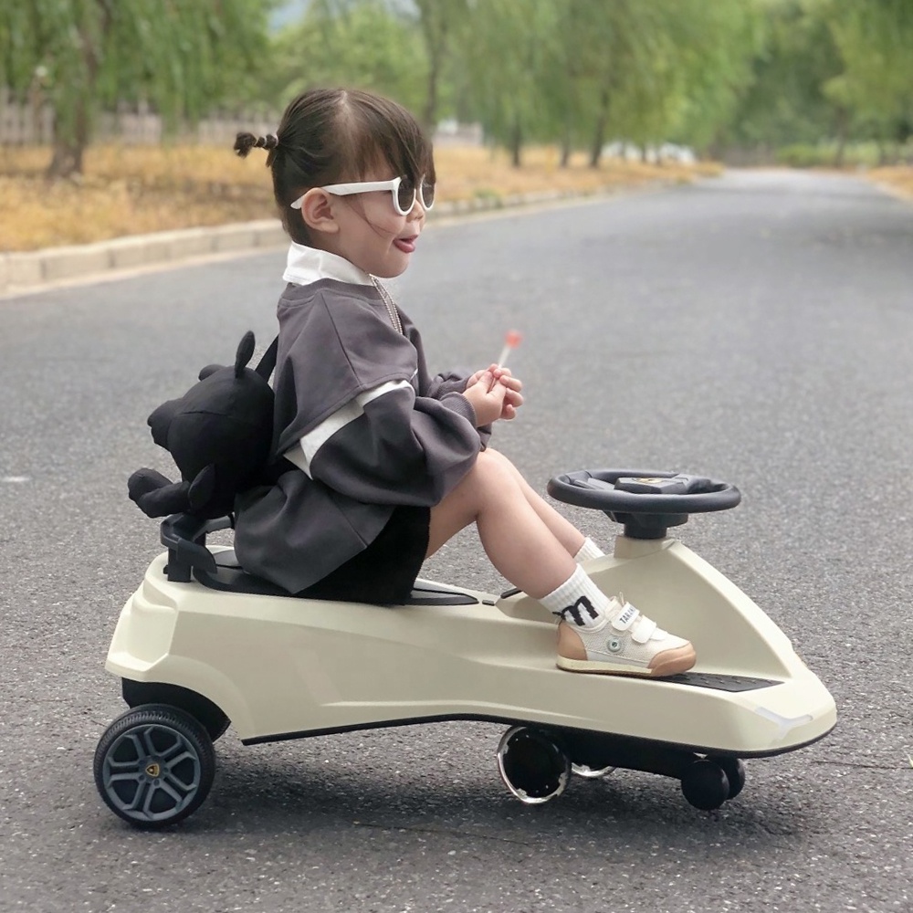 Lamborghini Baby Kids Swing 6 Wheels Car Children Ride on Toy Baby ...