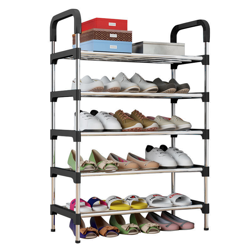 2024 DIY Furniture Shoes Shelf Multifunction Shoe Organizer Stainless ...