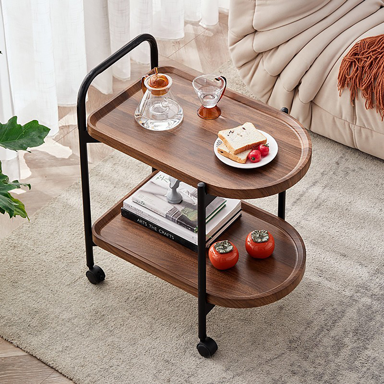 Nordic design sofa side table simple modern coffee table small ...