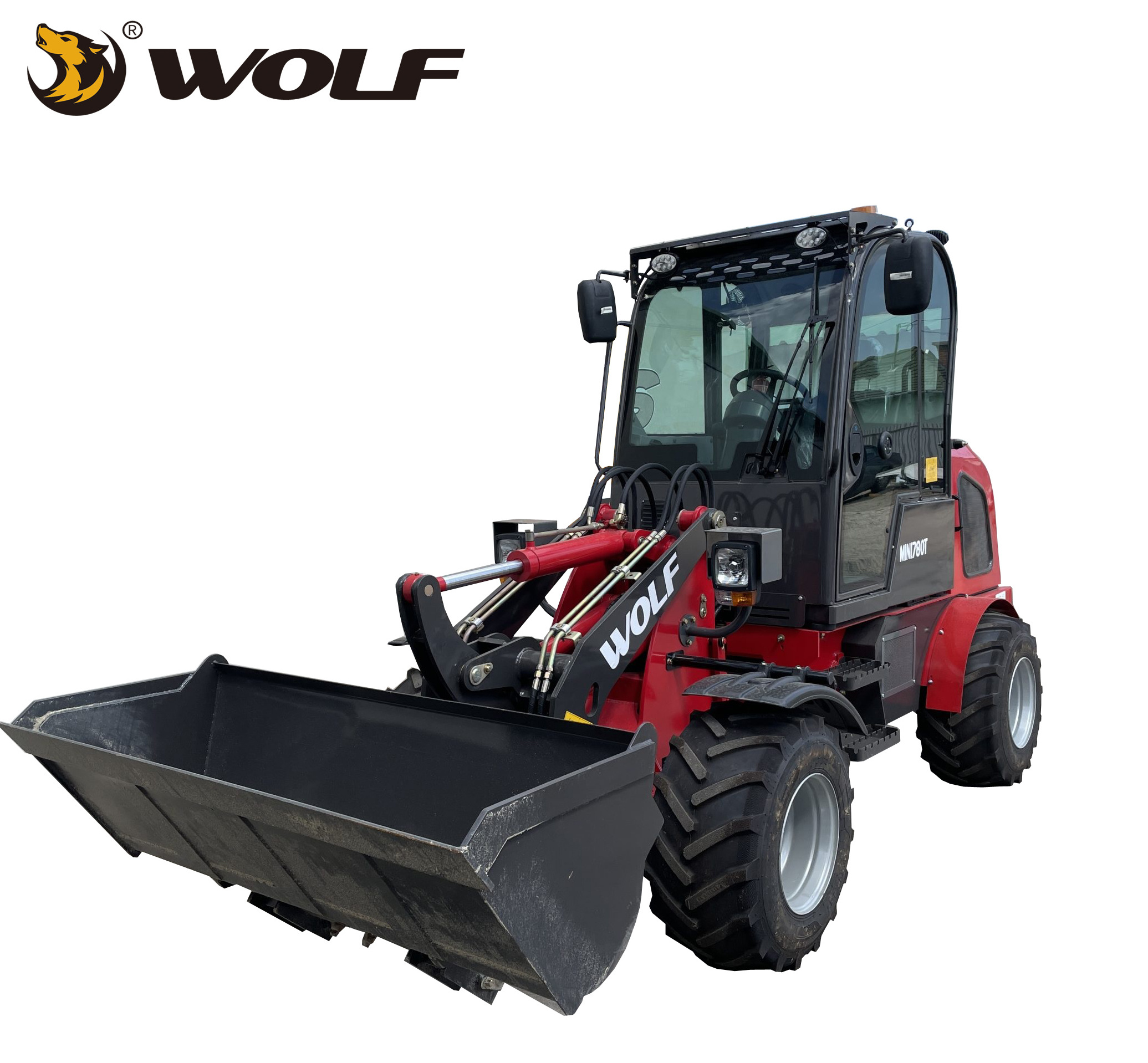 800kg wolf 780 tractor/digger wheel loader for snow removal machine ...
