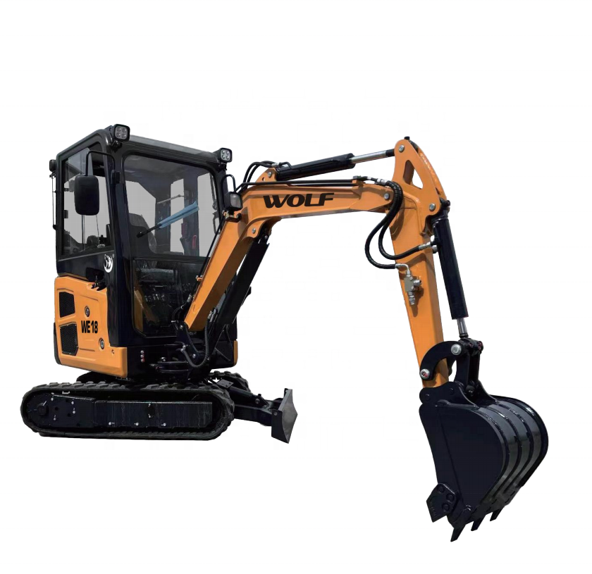 Wolf Mini Digger WE18 bagger 1.8ton Compact Mini Excavators for sale ...