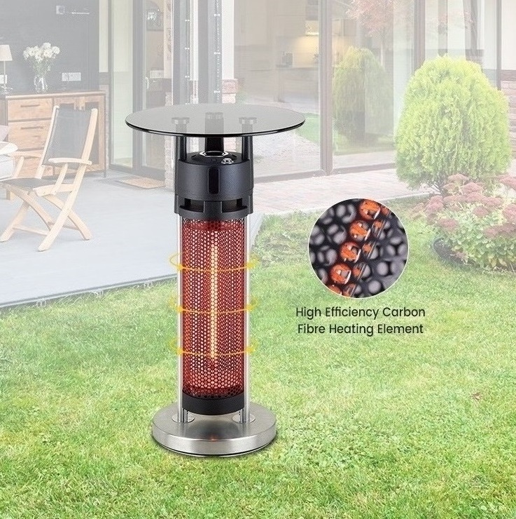 Economic And Reliable 1200W Infrared Heater Electric Waterproof Table ...