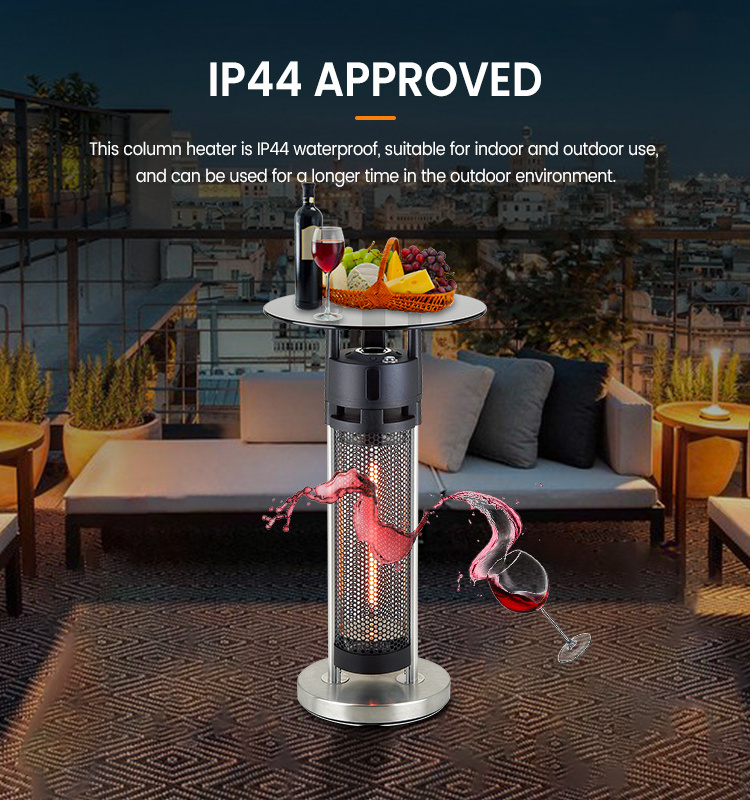 Economic And Reliable 1200W Infrared Heater Electric Waterproof Table ...