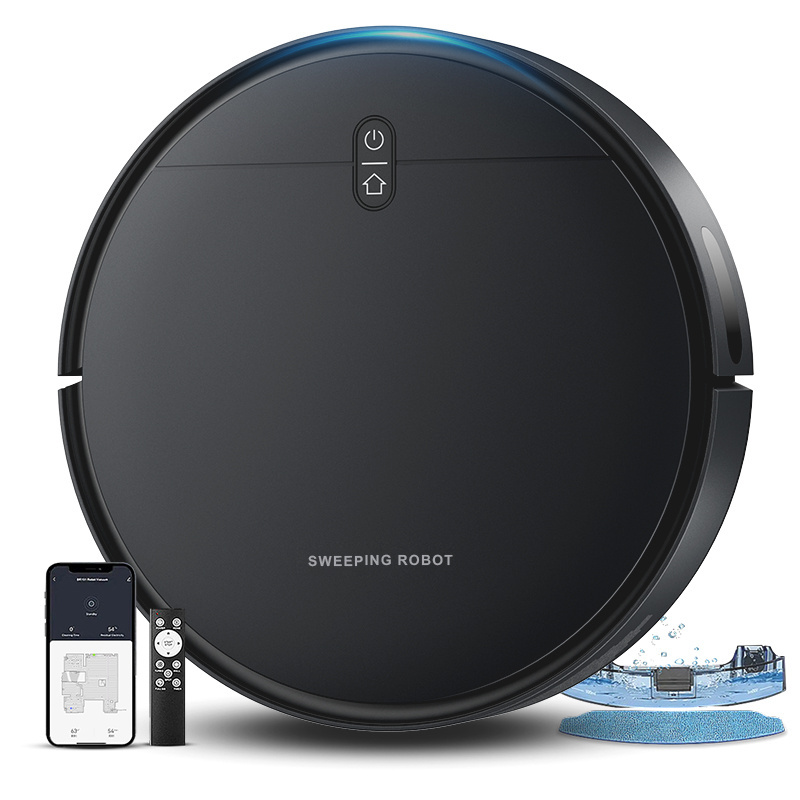 JK-F5 Gyro Navigation Wifi Smart Broom Sweeping Automatic Cleaner Robot ...