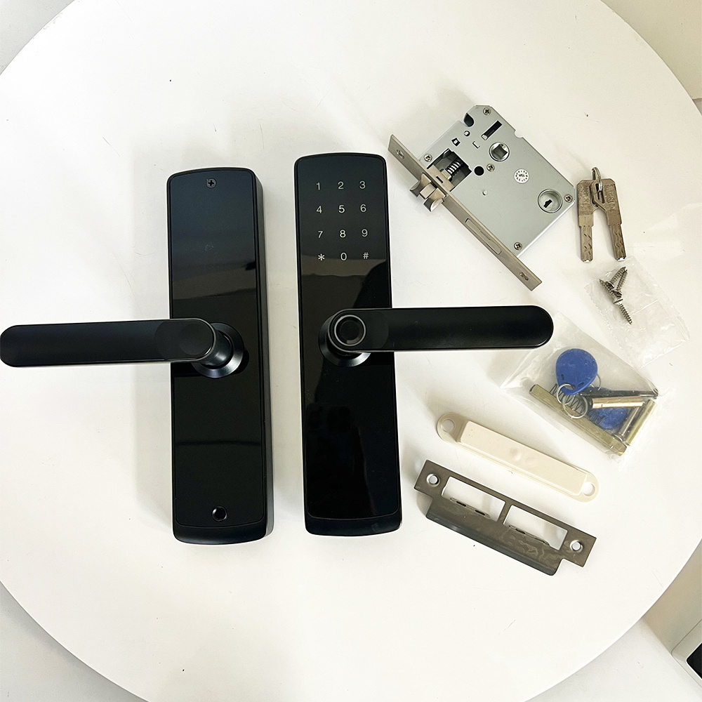 High Security Waterproof Fingerprint IC card lock Fingerprint Door Lock ...