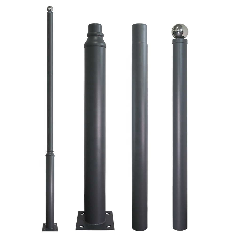 Street Light Poles Combination lamp post 3-6m Outdoor solar Light pole ...