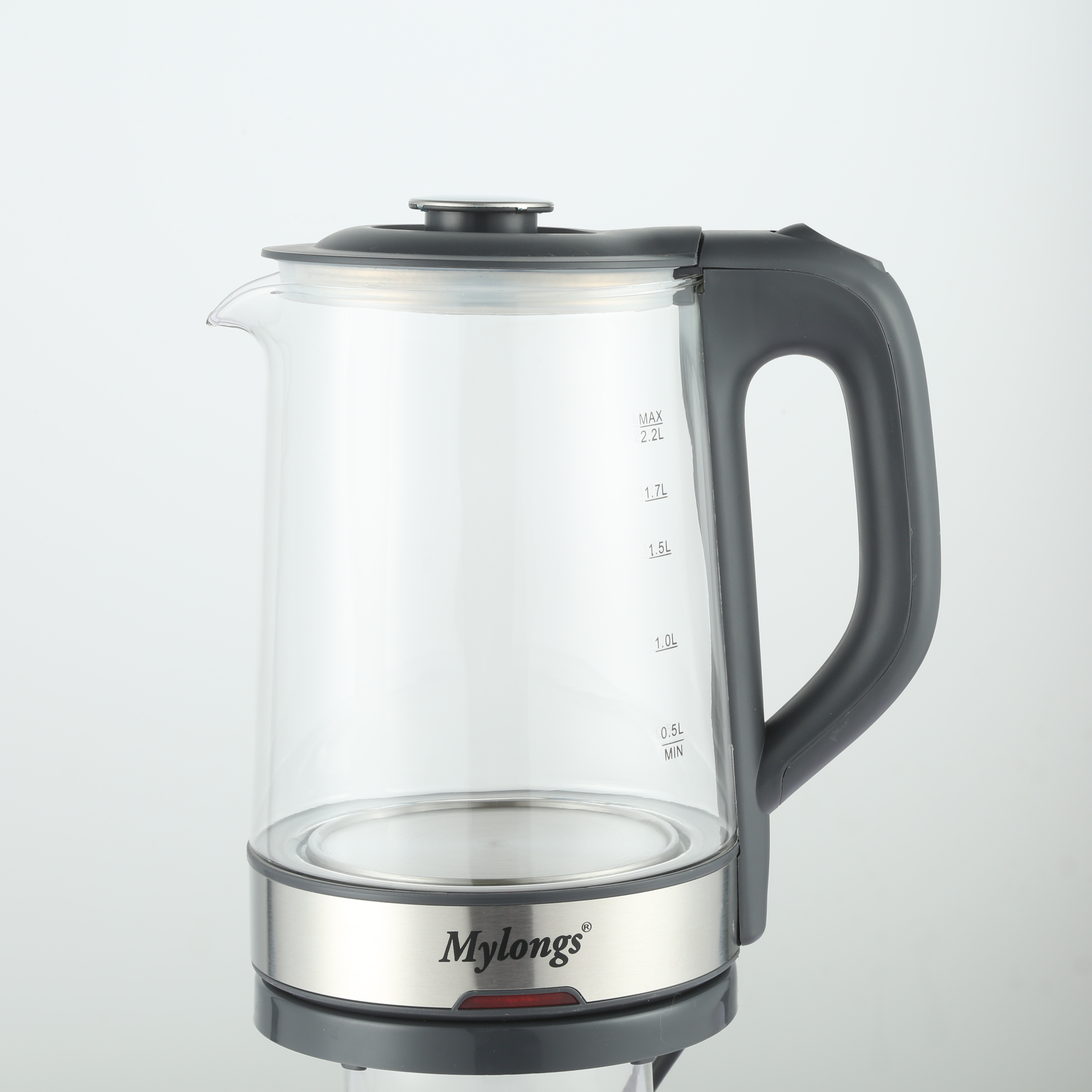 Portable Thermo Coffee Tea Water Boiler Electric Glass Kettle ...