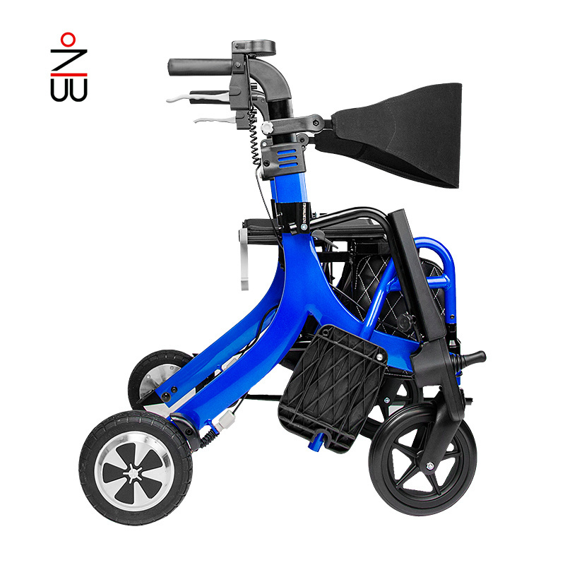 travel drive shopping electric rollator wheelchair double function ...
