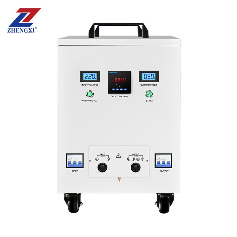 DZW-20KVA 220V to 380V Single Phase to Three Phase Portable Step Up ...