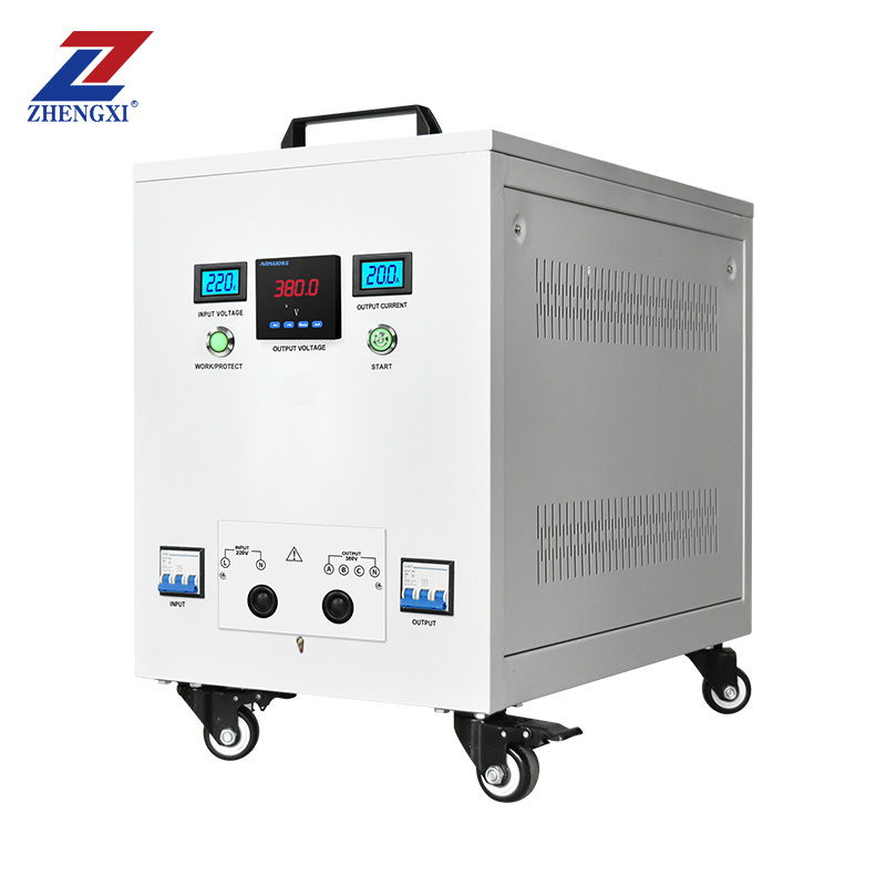 DZW-20KVA 220V to 380V Single Phase to Three Phase Portable Step Up ...