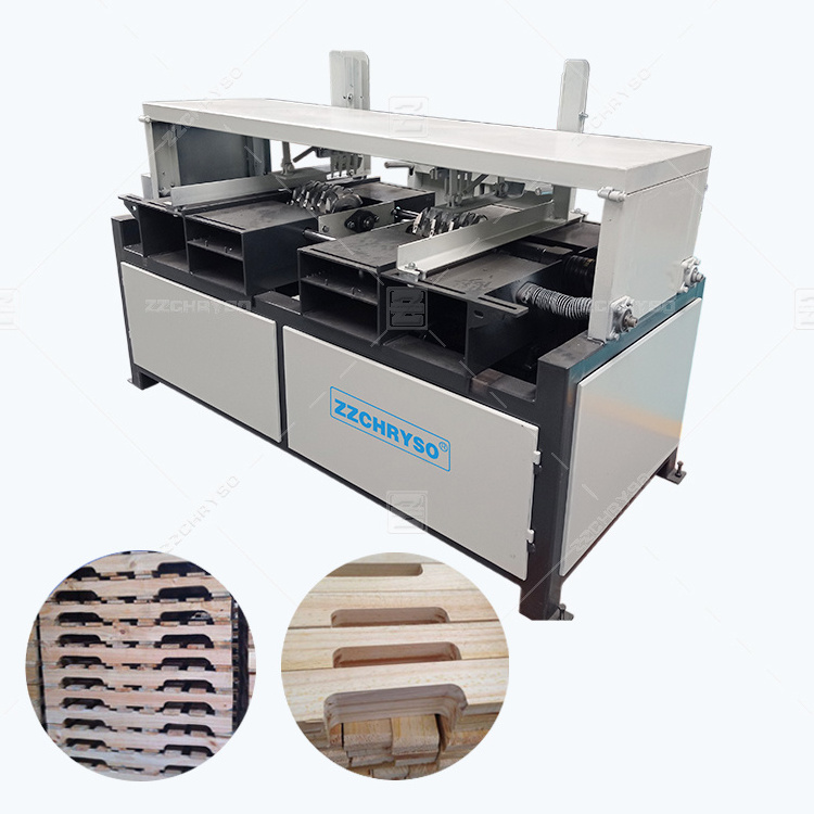 Pallet slotting machine automatic grooving machine wood pallet groove ...